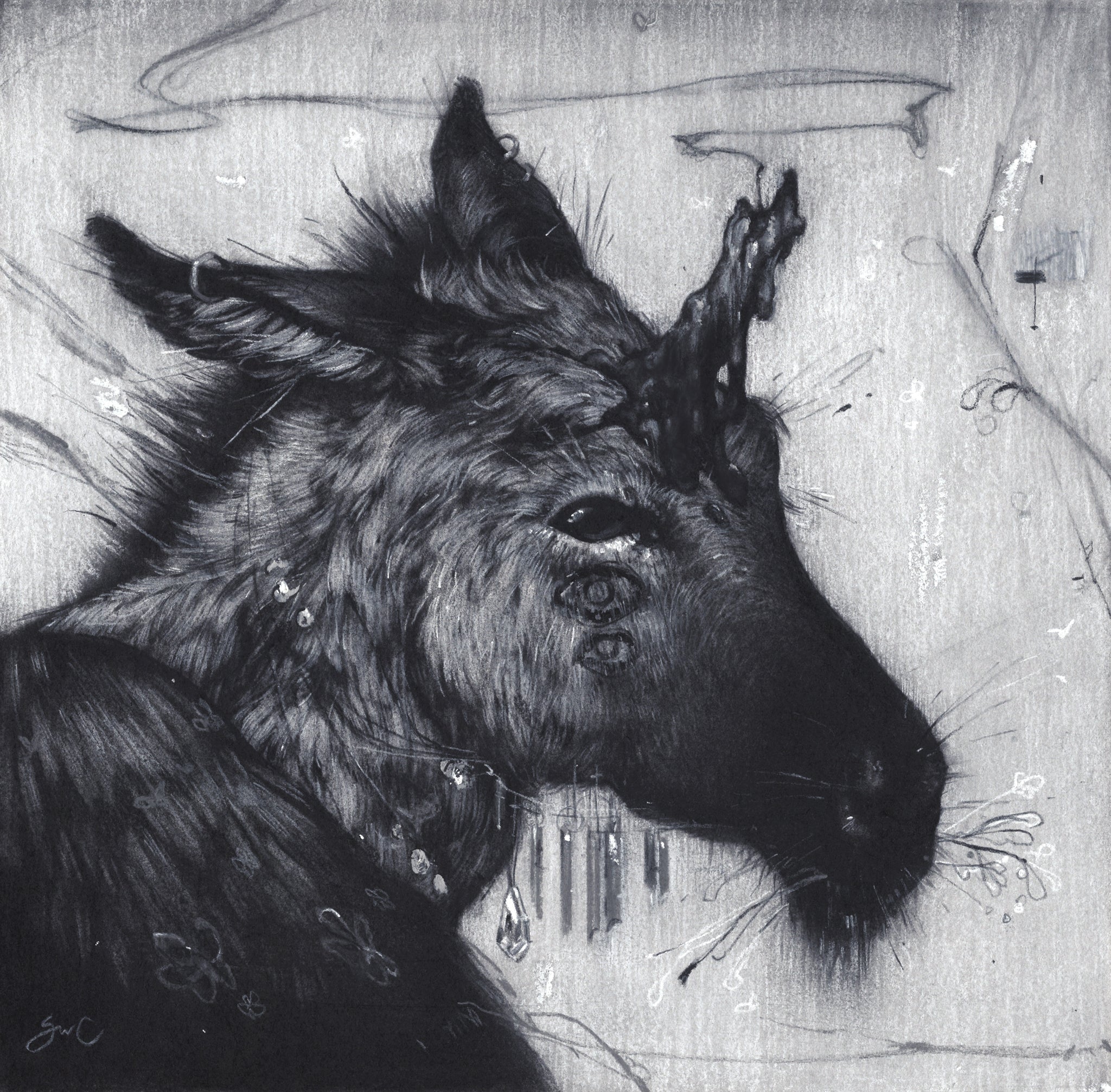 Sam Wolfe Connelly's "Silent Crown" on Supersonic Art