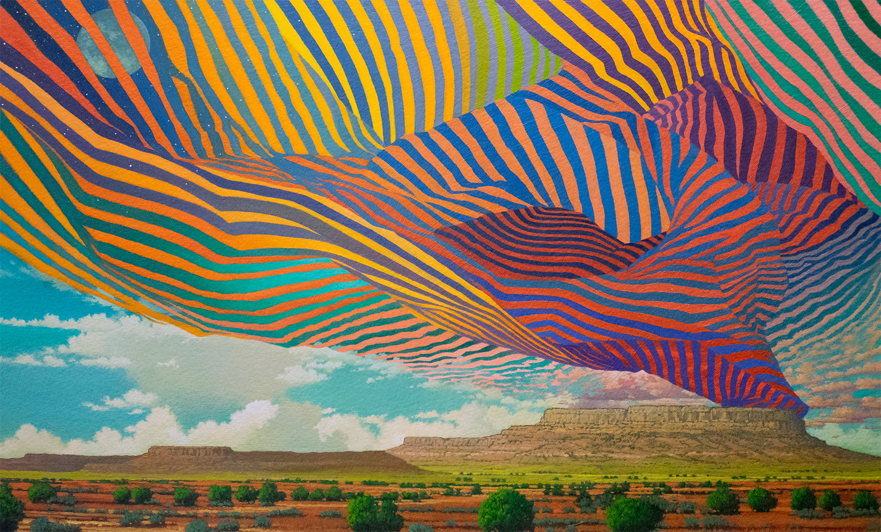 Craig George's original painting "Slowly Breaking Through the Daylight ...