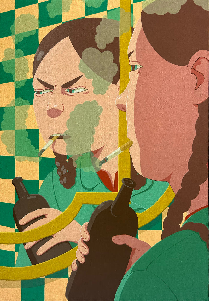 Victoria V. Nunley's "Uh-Huh" on Supersonic Art Shop.