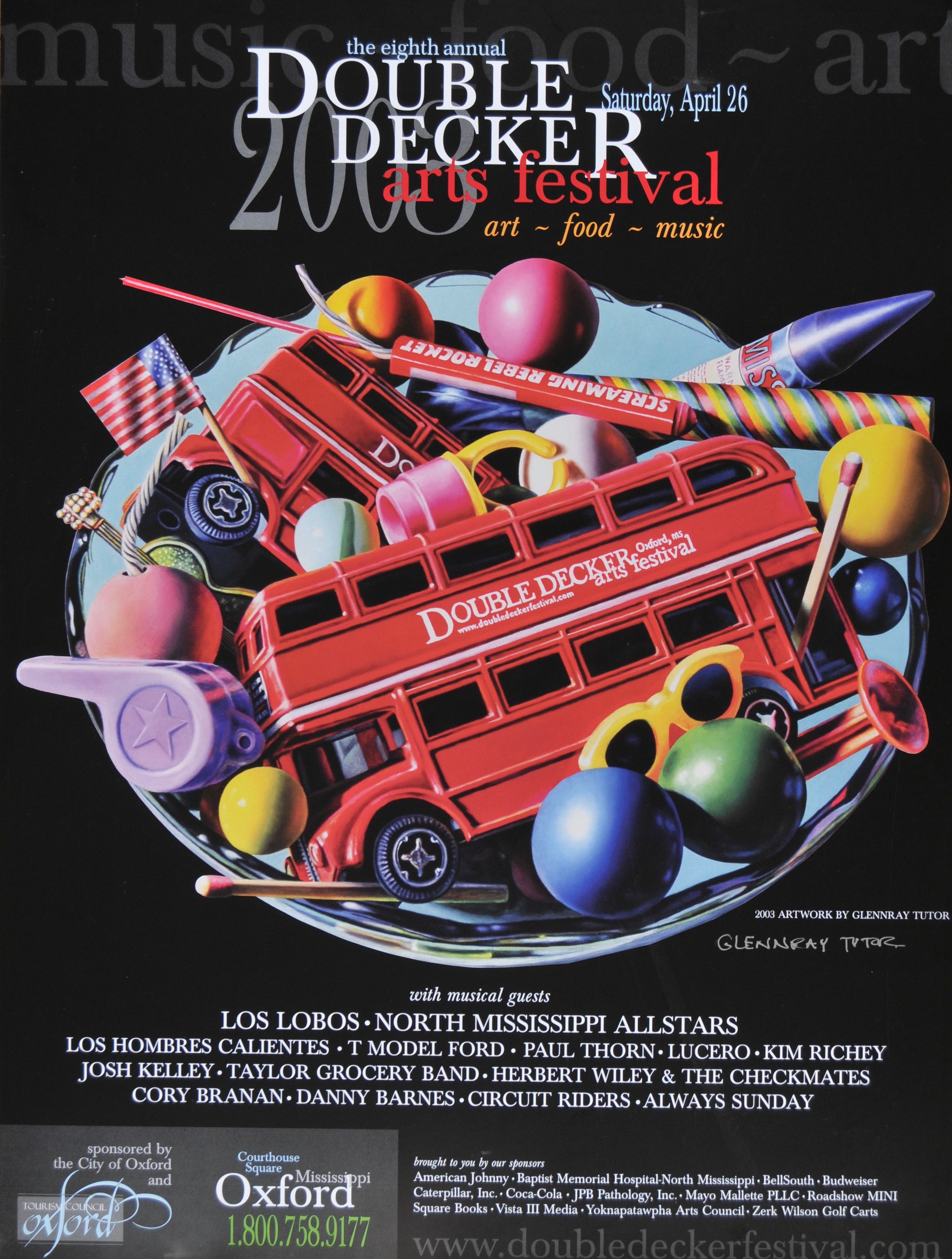 "Double Decker Poster" by Glennray Tutor