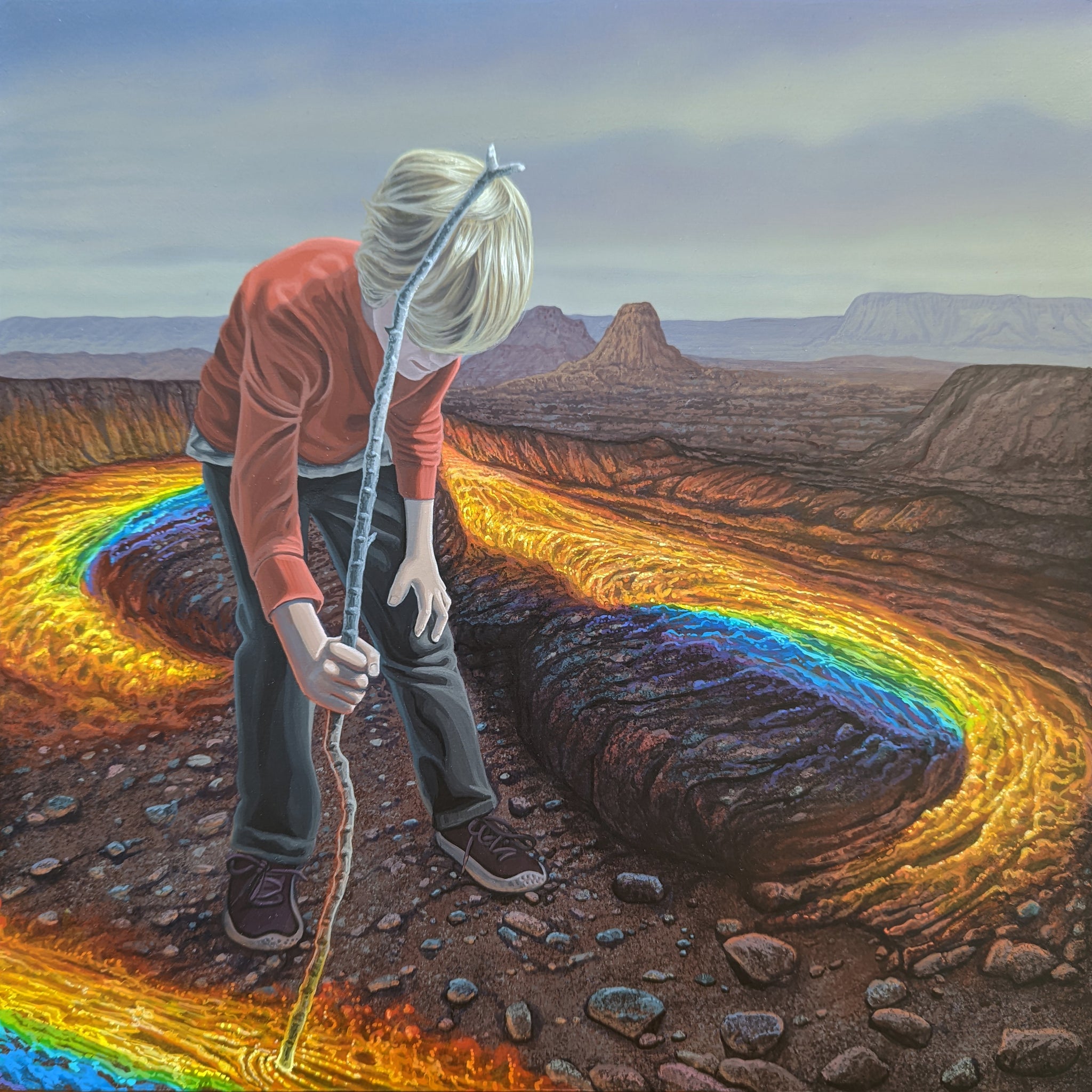 Wiley Wallace's original artwork “Visions” for SUPERSONIC: VISIONS