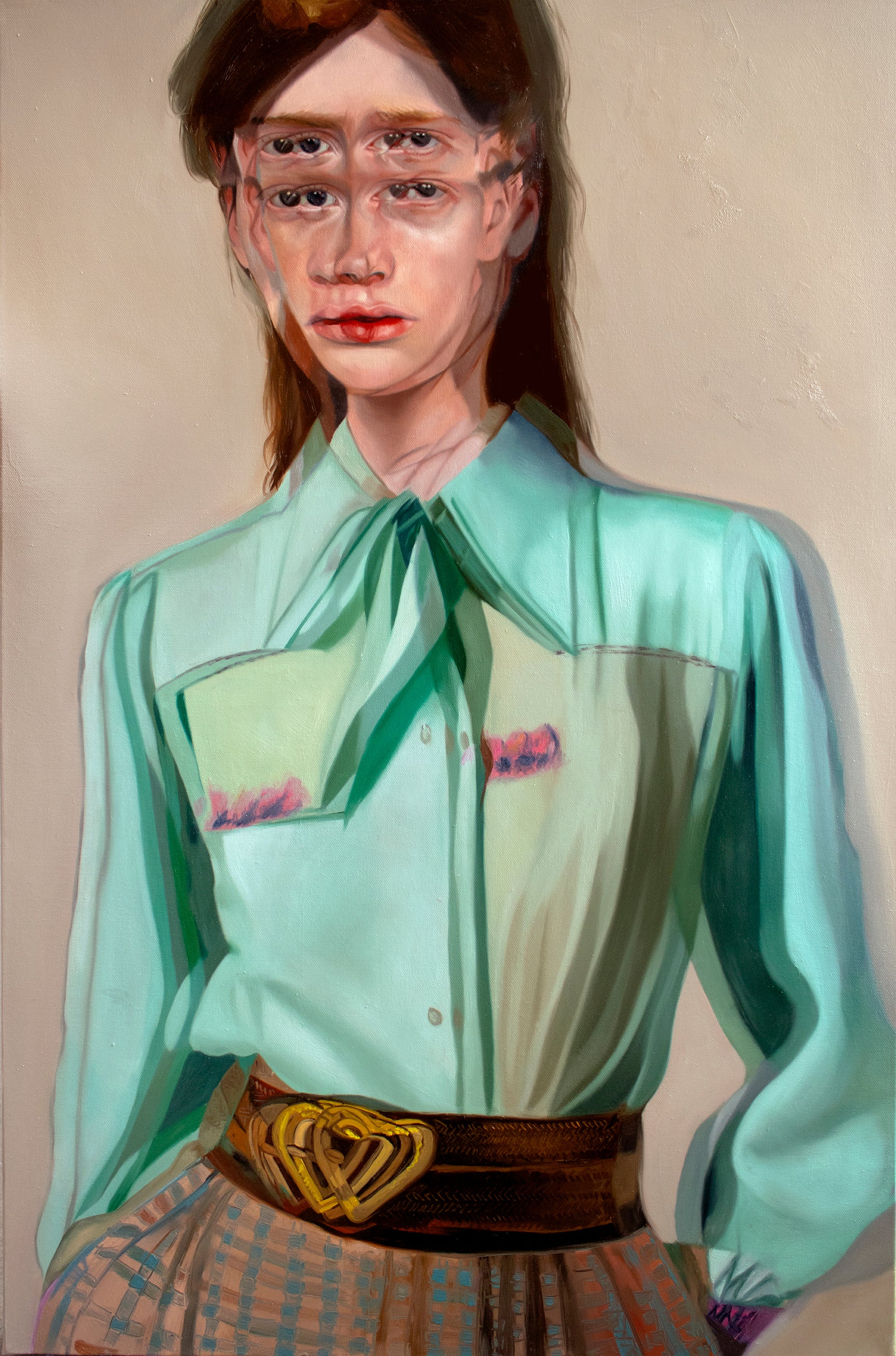 Alex Garant's painting "Requiem" for SUPERSONIC: VISIONS